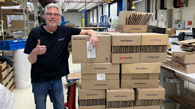 Al 10.000 verzenddozen ingezameld! | NBD Biblion